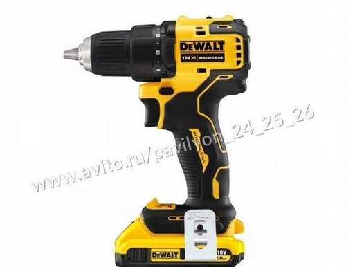 Дрель-шуруповерт бесщеточный dewalt DCD708D2T