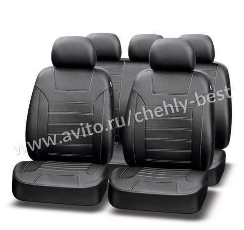 Чехлы Premier platinum VIP, экокожа, черные