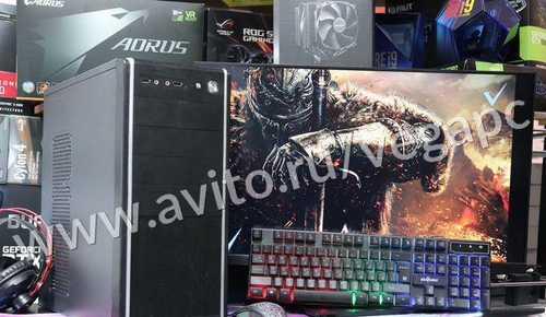 Офисный пк Athlon 200GE 8GB RAM SSD+HDD