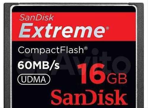 SanDisk Extreme CompactFlash 60MB/s 16GB