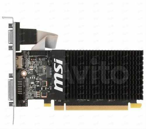 Видеокарта 2gb MSI Geforce GT710 2gd3h lp