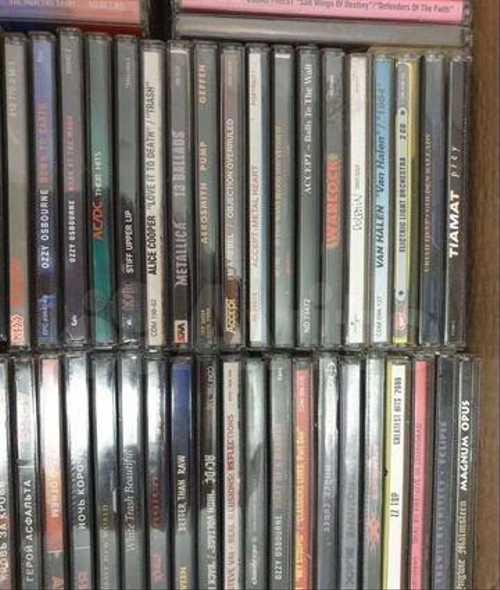 Коллекция старых Hard Rock/Heavy Metal CD дисков