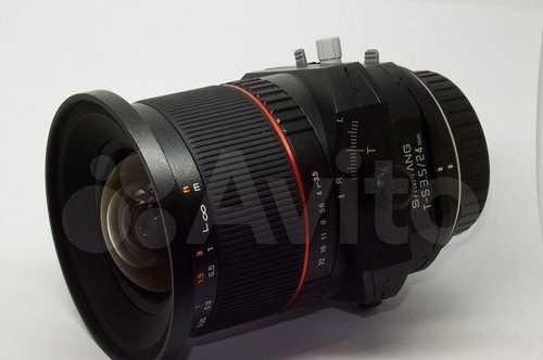 Samyang 24/3.5 ED AS UMC T-S Tilt Shift Canon EF