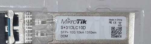 Оптический трансивер SFP+ Mikrotik S+31DLC10D