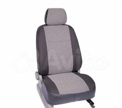 Комплект автомобильных чехлов Seintex 88378 для hyundai solaris II sd 40/60 (2017 - н.в.) - изготовление из жаккарда, идеальное повторение контуров с