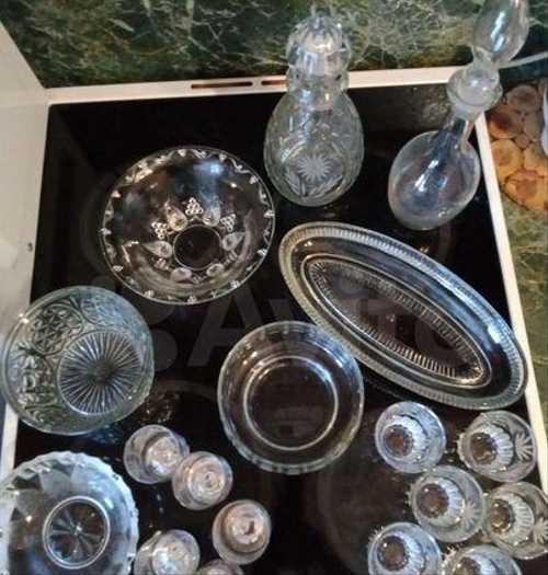 Стаканы, вазочки стекло, хрусталь СССР