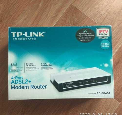 Adsl2+ Модем роутер TP-link