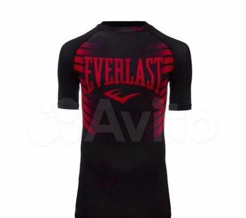 Футболка Everlast Hirataka M черная/красная