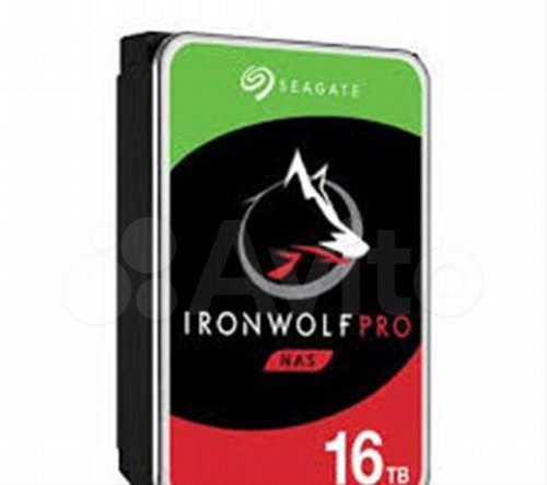 Жесткий диск HDD 16Tb Seagate, SATA-III, 256Mb, 7200rpm, Ironwolf Pro ST16000NE000