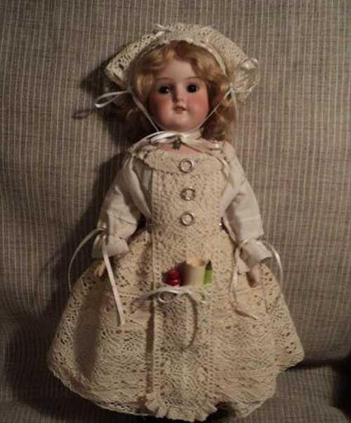 Антикварная кукла Арманд Марсель, 45 см