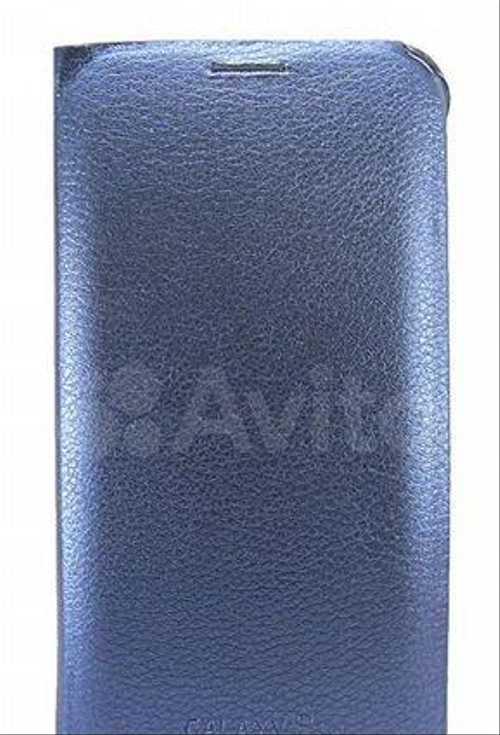 Чехол-книжка для Samsung G920F flip wallet кожа синий