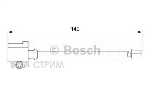 Bosch 1987474566 Датчик износа торм.колодок VW touareg/porsche cayenne 10 - зад