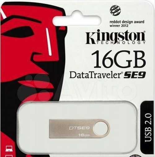 Флешка USB kingston DataTraveler SE9 16гб, USB2.0