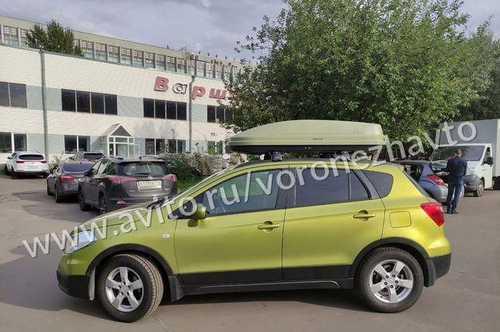 Автобокс Магнум 390 Хаки камуфляж на Suzuki. Крабы