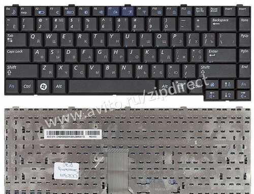 Клавиатура для ноутбука samsung R510 R560 R60