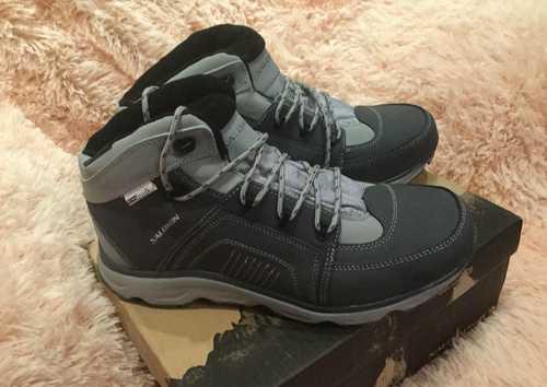 Новые зимние ботинки Salomon нат кожа/ мех