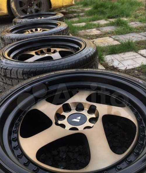 Диски с резиной rotiform r17 4x100