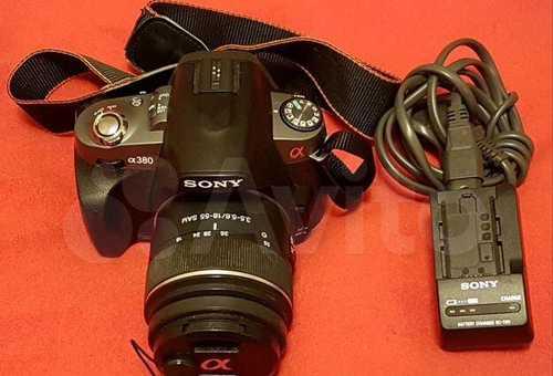 Зеркальный фотоаппарат Sony a380