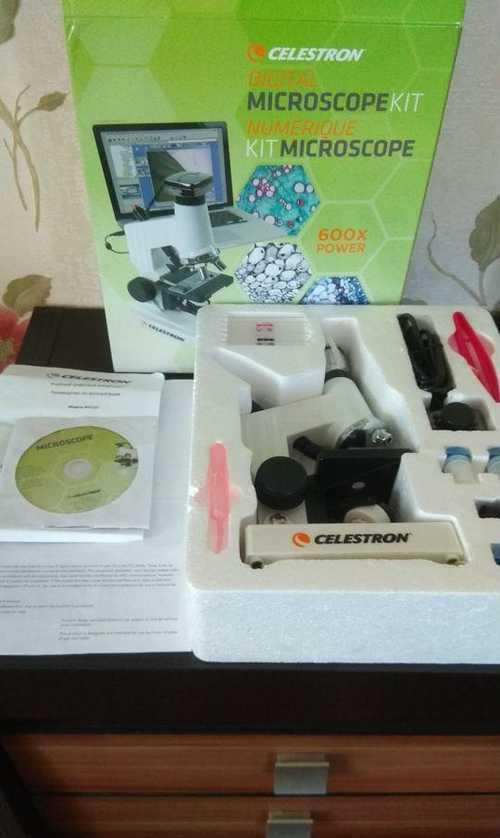 Учебный цифровой Микроскоп Celestron 600x