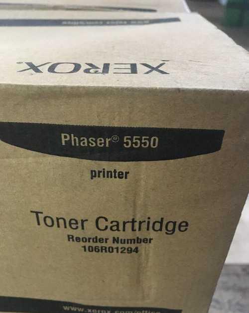 Оригинальный тонер-картридж Xerox 106R01294 Черный