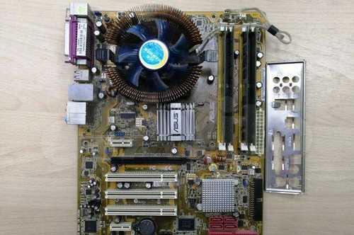 Комплект S775 MB Asus P5B+Pentium E2140+4Gb