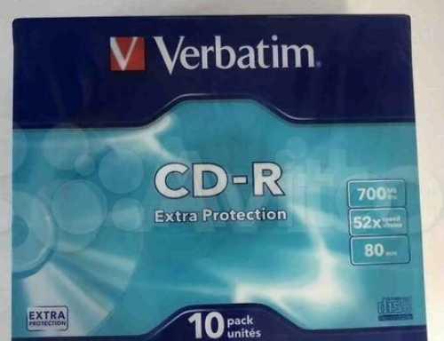 Чистые CD диски Verbatim 700 Mb х52