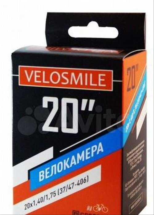 Камера VeloSmile 20х1,40/1,75 (37/47-406) AV для в