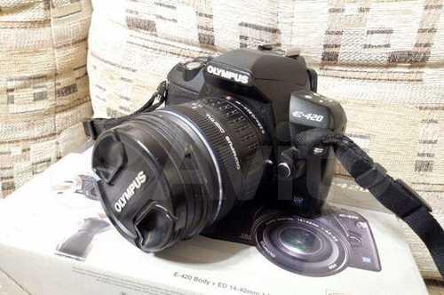 Зеркальный фотоаппарат Olympus E420