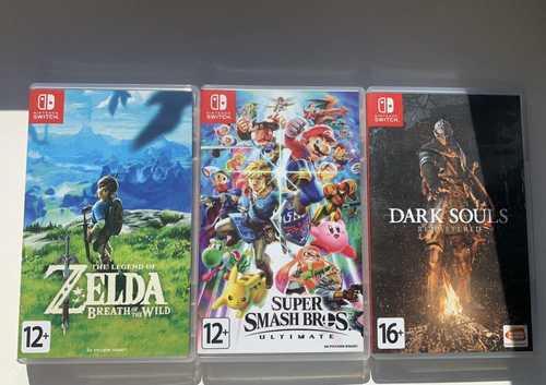 Legend of Zelda, Super Smash Bros., Dark Souls