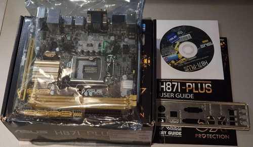 Плата asus H87I-plus LGA1150 Mini-ITX