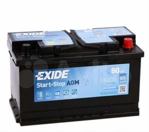 Аккумулятор exide ek800