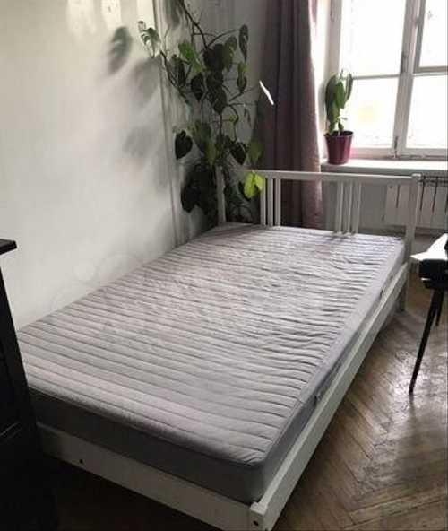 Кровать фьельсе IKEA 120 x 200 с матрасом Sultan