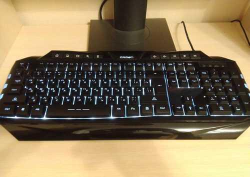 Игровая клавиатура crown micro cmkg-403 Black USB