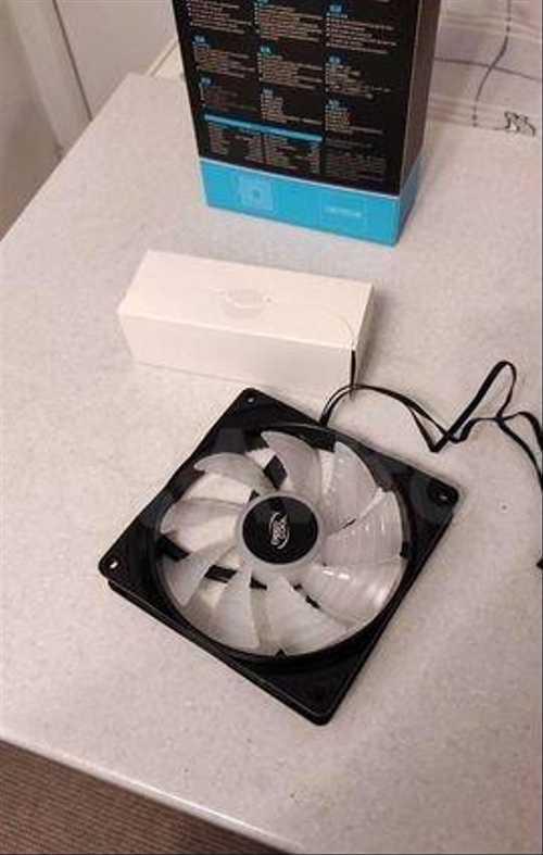 Вентилятор DeepCool RF140 rgb 12v новый