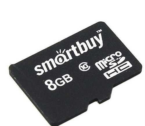 Карта памяти MicroSD 8GB Smart Buy Class 10