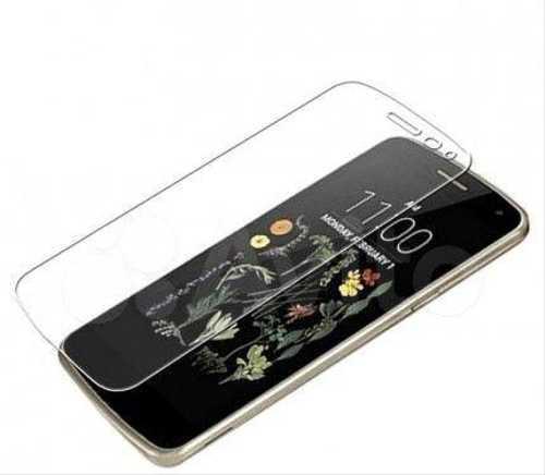 Защитное стекло для LG X220ds K5 0.33мм белый картон
