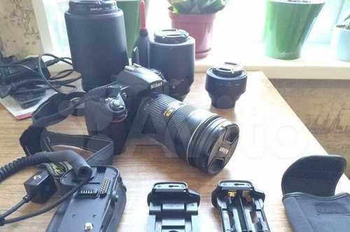 Продается фотоаппарат Nikon d300 с объективами