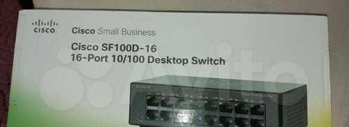 Коммутатор Cisco SF100D-16