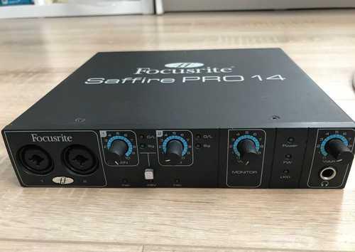 Звуковая карта focusrite saffire pro 14