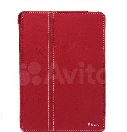 Чехол-подставка iPad mini 1/2 belk P177 Джинса красный