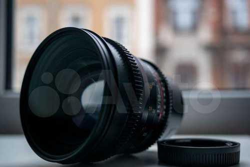 Samyang 50mm T1.5 vdslr MFT M4/3 + фильтр