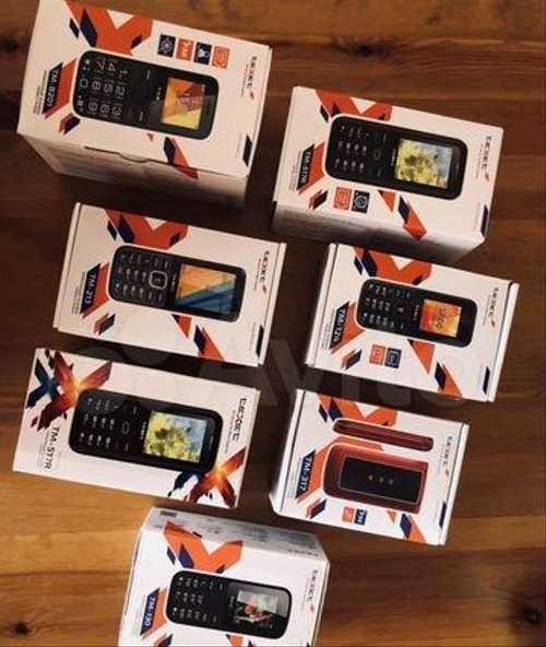 Мобильные телефоны Texet