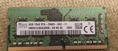 Оперативная память Hynix sodimm DDR-2667 8192MB