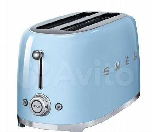 Тостер Smeg на 4 хлебца TSF02pbeu (Blue)