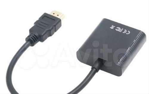 Переходник hdmi to VGA удлинитель кабель 20 см