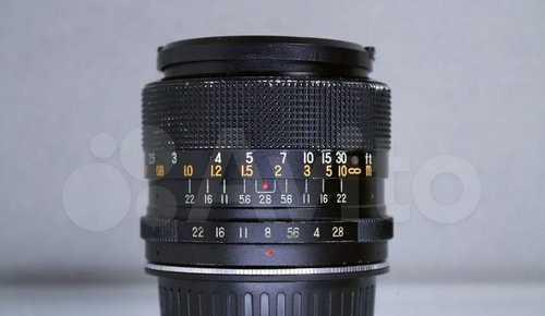 Uni Automatic 35mm f/2.8 M42 + адаптер Canon