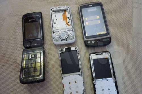 Телефоны Nokia, Ericsson, Htc на запчасти