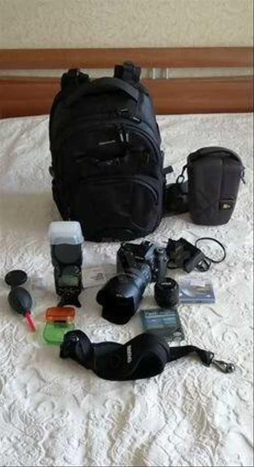 Фотоаппарат Nikon D7100 (зеркальный) + комплект