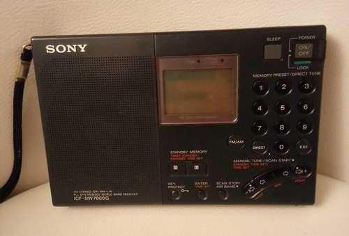 Радиоприёмник широкополосный Sony icf-sw7600g