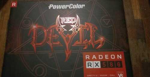 Коробка powercolor Radeon RX 580 8GB